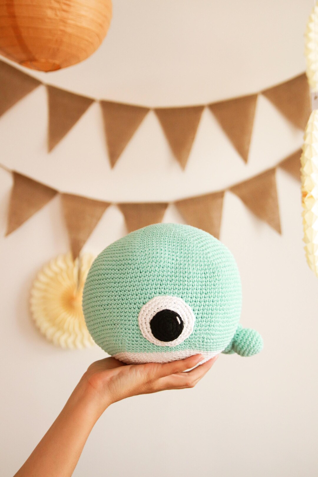 Crochet Pattern Amigurumi XXL Gunnar the Whale, DIY Soft Toy, Digital ...