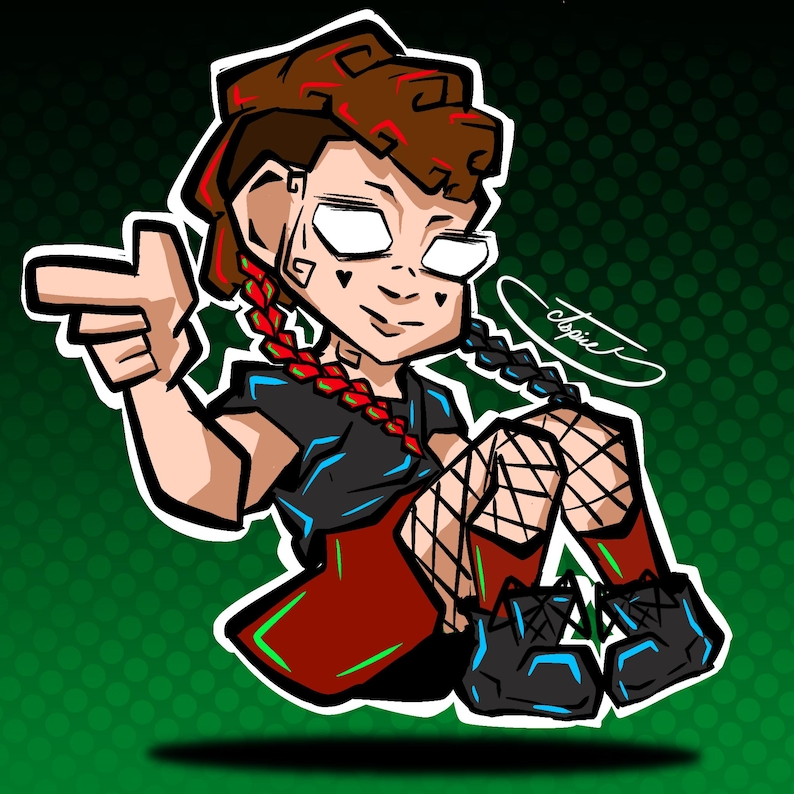 Custom Character Art Commission: Full Body Color (digital) - Etsy