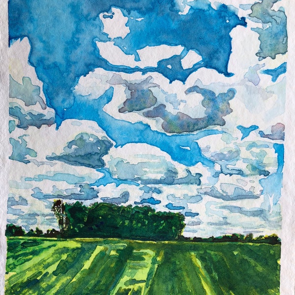 Midwest Landscape - Etsy