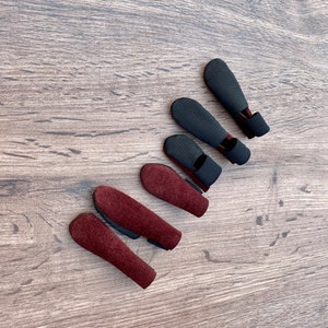 Leather Thumb & Finger Guards, Leather Finger Guard for Men, Cherry ...