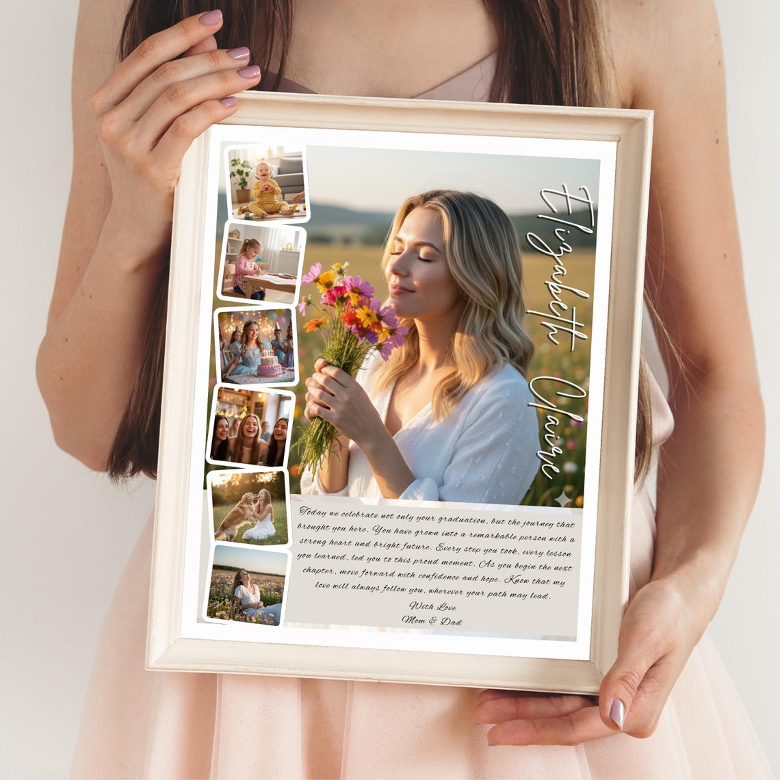 Full Page Senior Yearbook Ad Template | Daughter Graduation, Parent ...