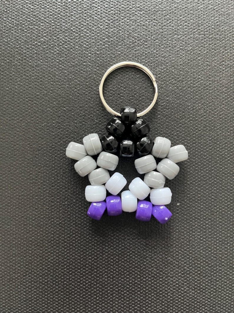 Pride Kandi Star Keychains :3 - Etsy