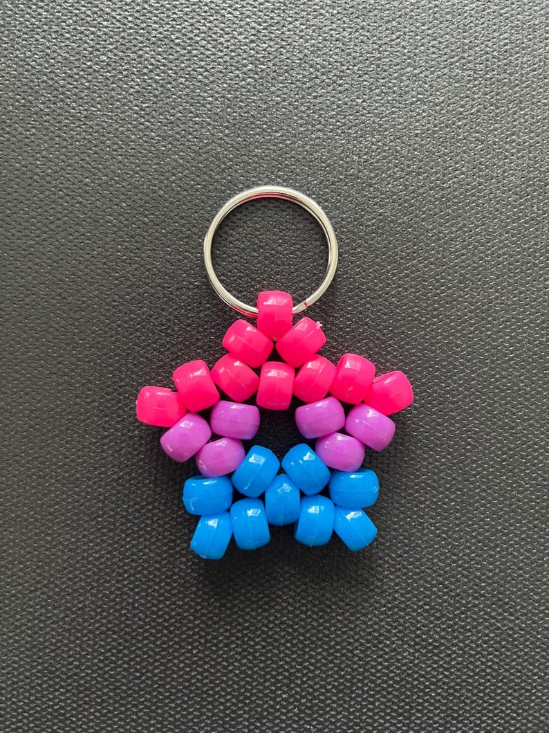 Buy Pride Kandi Star Keychains :3 Online in India - Etsy