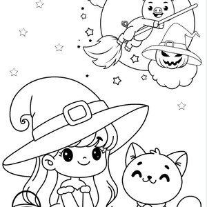 20 Halloween Coloring Pages – Fun & Spooky Printable - Etsy