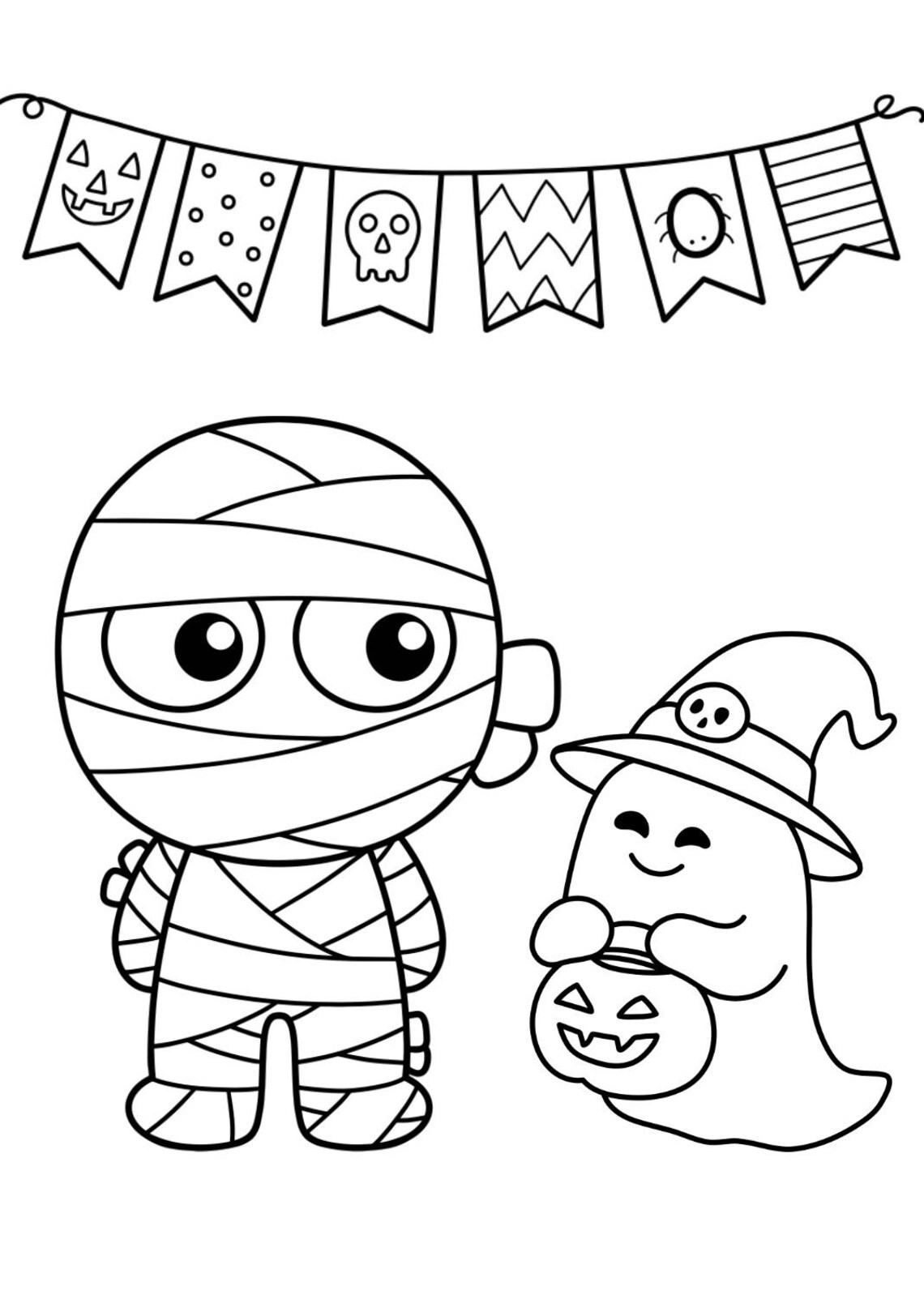 20 Halloween Coloring Pages – Fun & Spooky Printable - Etsy