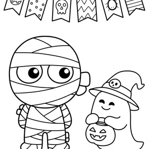 20 Halloween Coloring Pages – Fun & Spooky Printable - Etsy