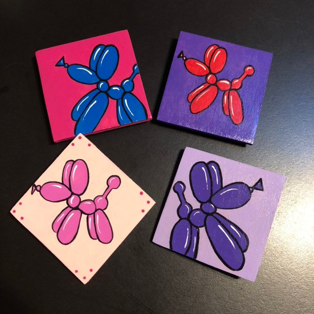 Balloon Animal Magnets, Balloon Dogs, Kitchen Art, Fridge Magnets ...