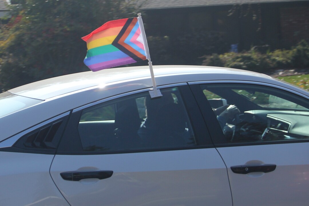 Progress Pride Car Flag - Etsy