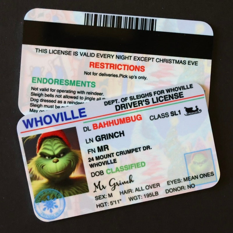 Fake Drivers License - Etsy