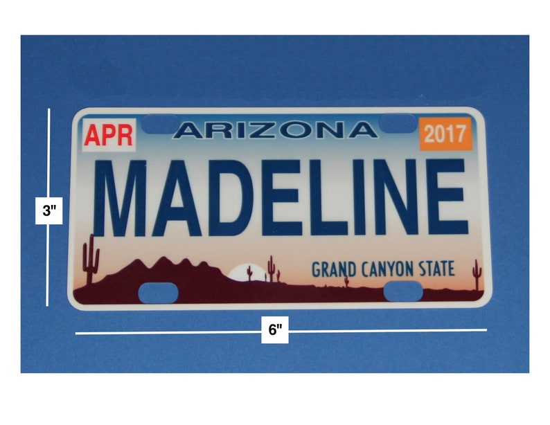 Mini State License Plates - Etsy
