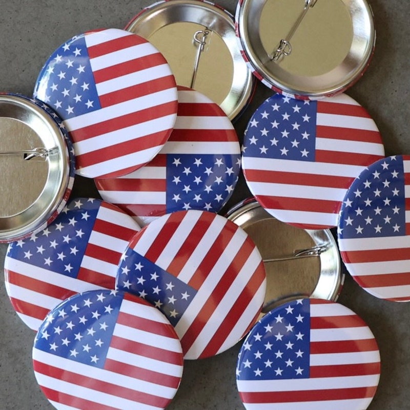 American Flag Pin - Etsy