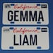 Mini State License Plates - Etsy