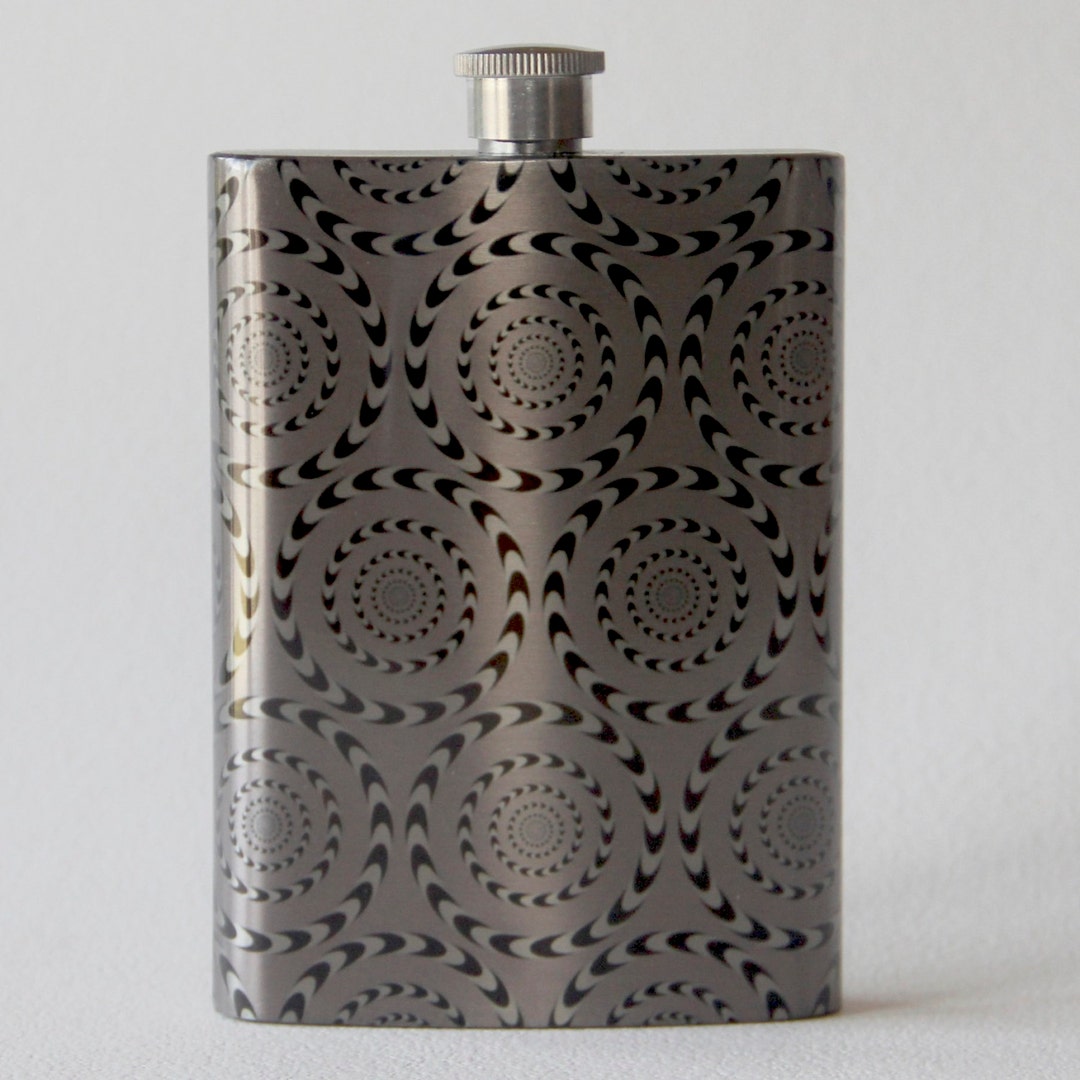 Optical Illusion 8oz Flask - Etsy