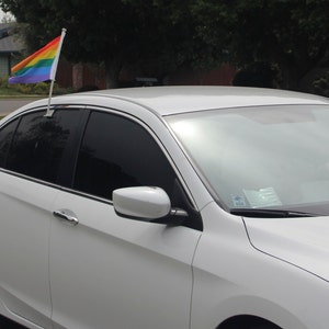 Car Flag, Rainbow - Etsy