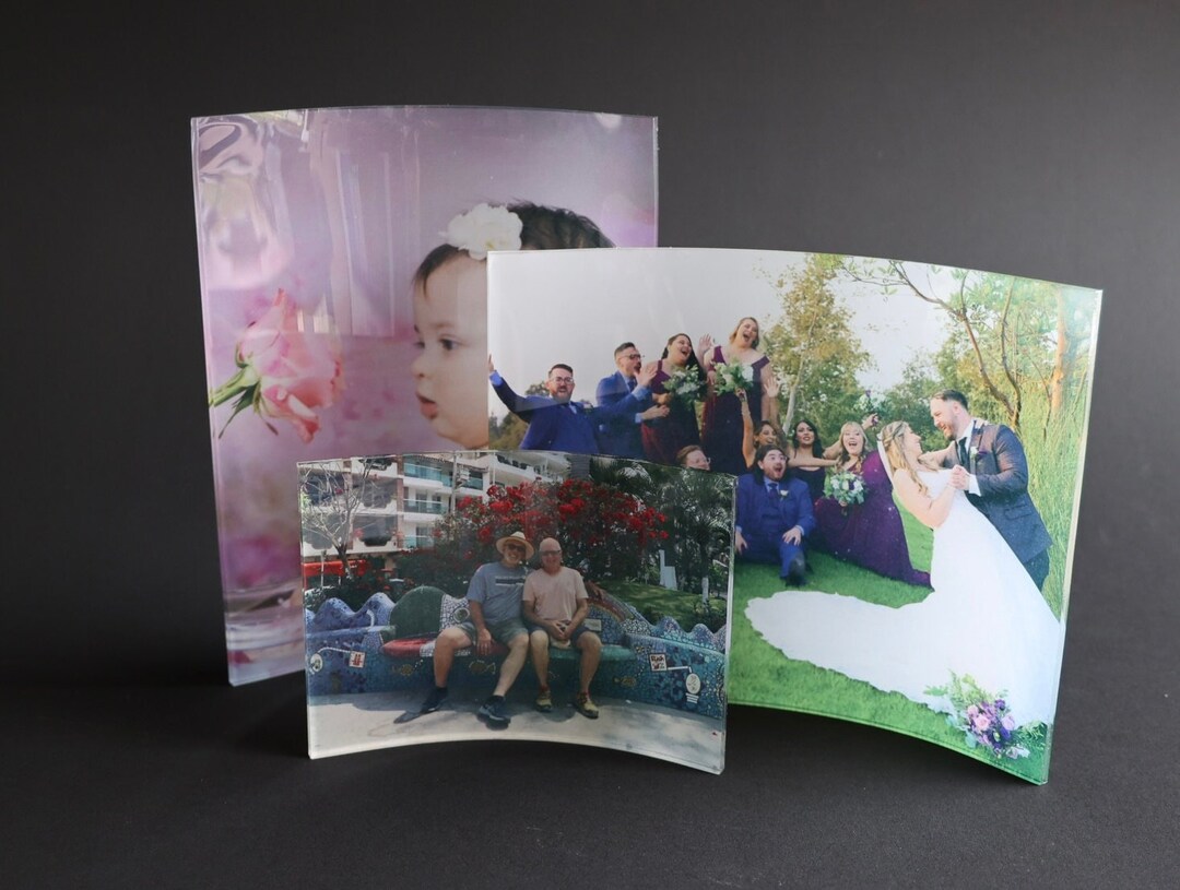 Acrylic Curved Photo Panels - Etsy