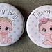 Team Boy Team Girl Gender Reveal Button Pin Backs 1 Set 12 - Etsy