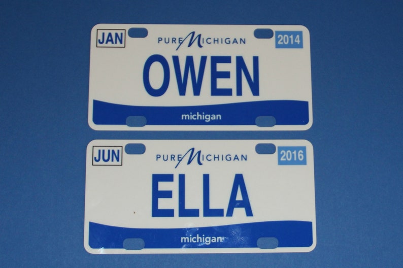 Mini State License Plates - Etsy