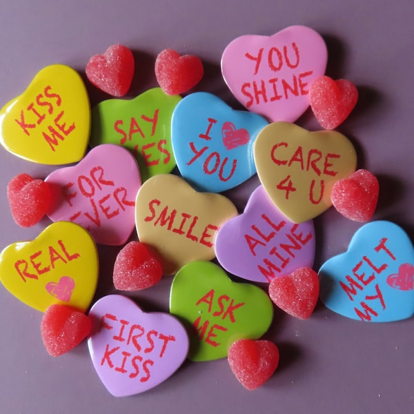 Heart Buttons - Etsy