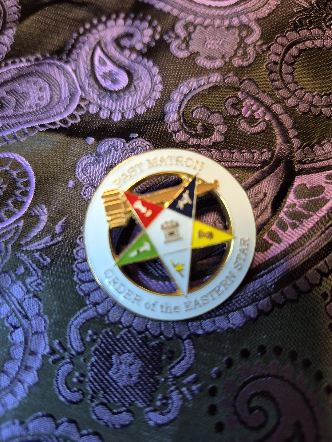 Eastern Star OES Past Matron Pin - Etsy
