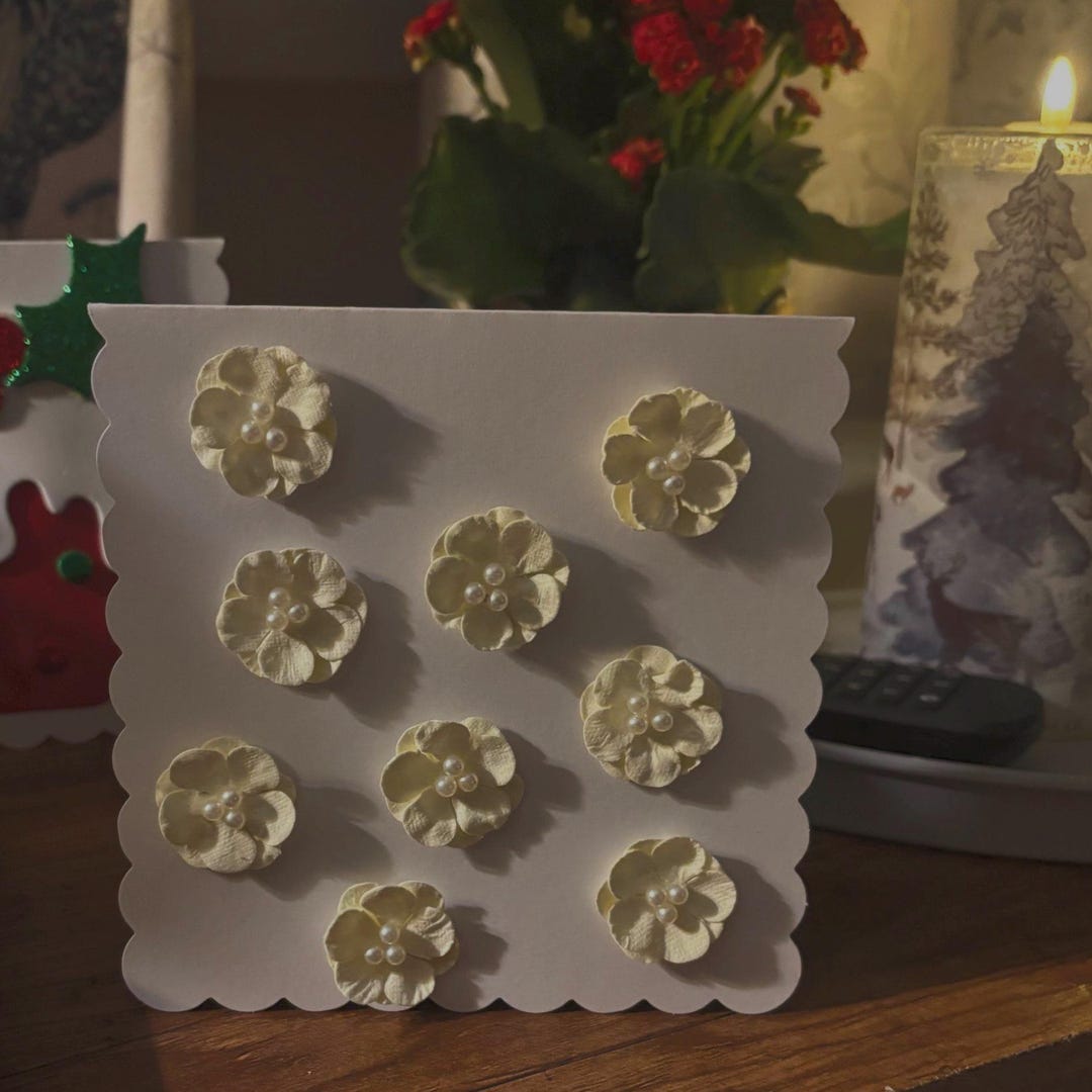 3D Flowers Card. Braille Can Be Personalised Inside - Etsy