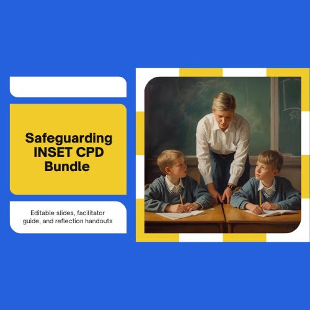 Safeguarding INSET CPD Bundle | Staff Training Slides, Facilitator Guide & Reflection Handouts ...