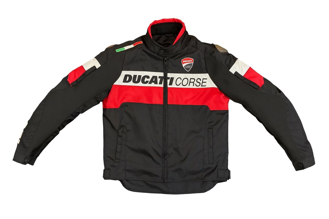Ducati Cordura C5 Textile Motorbike Jacket | CE Armored, Waterproof - Etsy