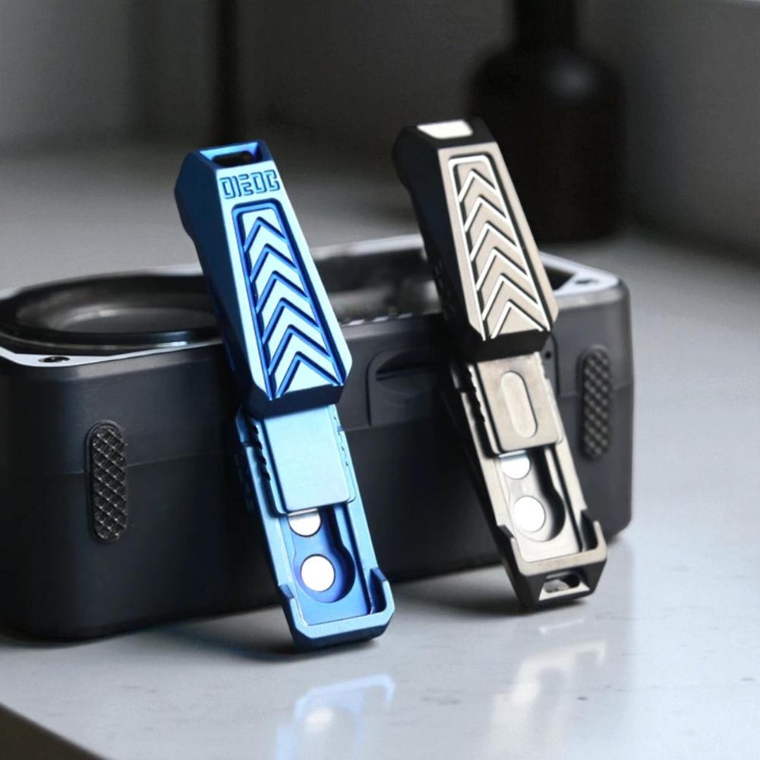 Stainless Steel Haptic Slider, Pocket EDC Fidget Toy, Magnetic Desk ...