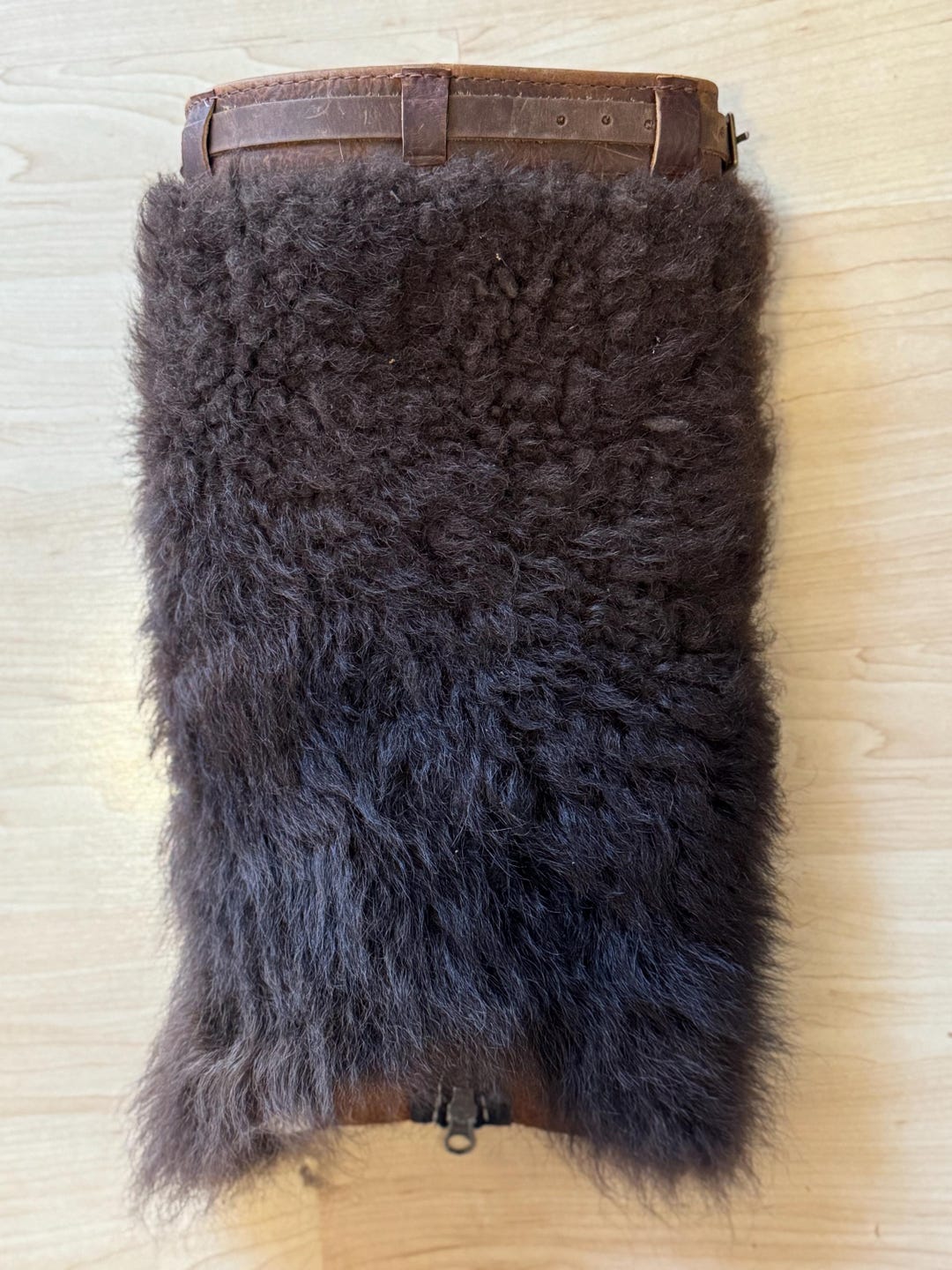 HAND MADE Genuine Buffalo Fur Half Chaps / Gaiters - Etsy