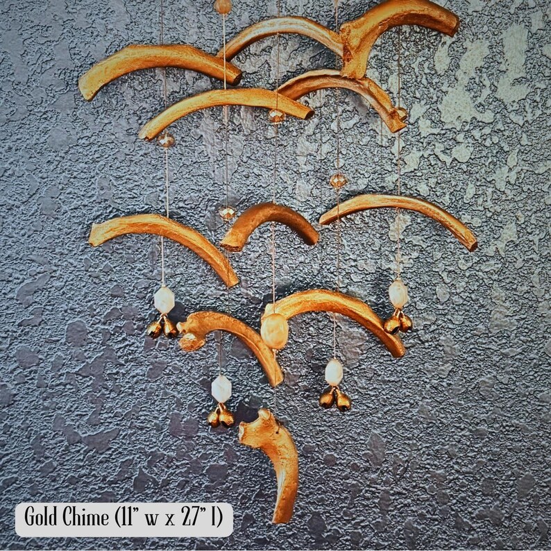 Bone, Bells, & Beads Wind Chime From Reclaimed Materials. Each is ...