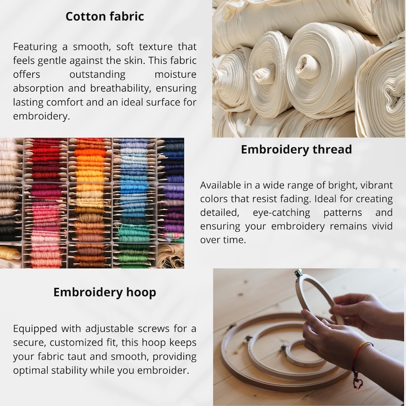 Book Stack & Floral Embroidery Kit for Beginners: Cozy Reading Nook ...