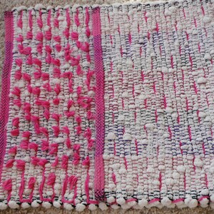 Handwoven Cotton Shaggy Looper Rug 1125B - Etsy