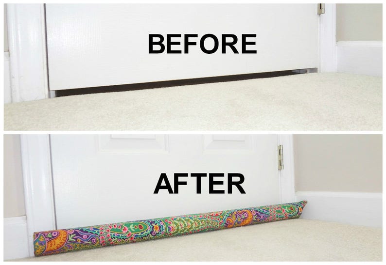 Door Draft Stopper Draft Dodger Door Draft Stop Draft Buster Natural ...