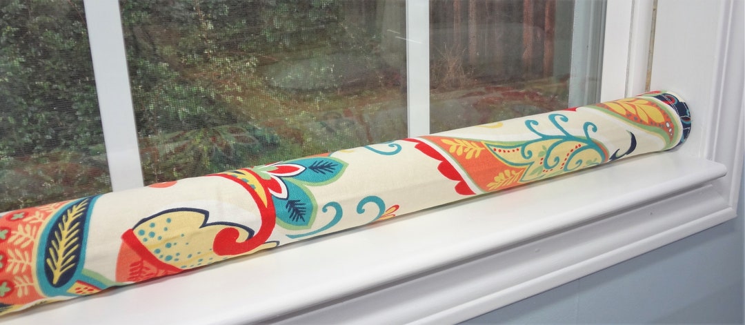 Door Draft Stopper Draft Dodger Door Draft Stop Draft Buster Ivory Red ...