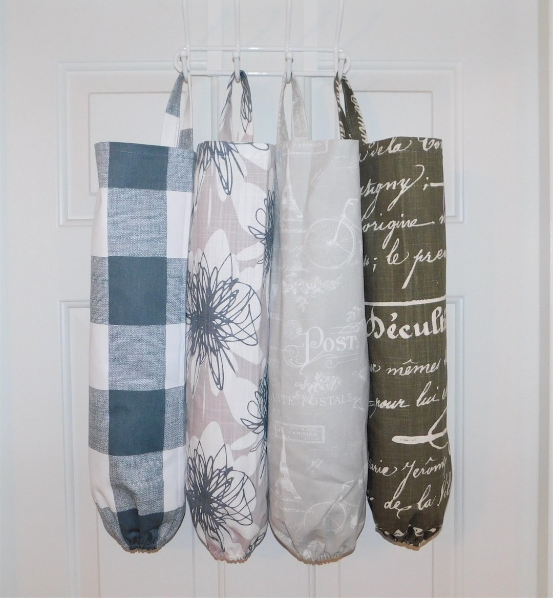 Plastic Bag Holder Grocery Bag Storage Kitchen Bag Storage Bag Holder ...