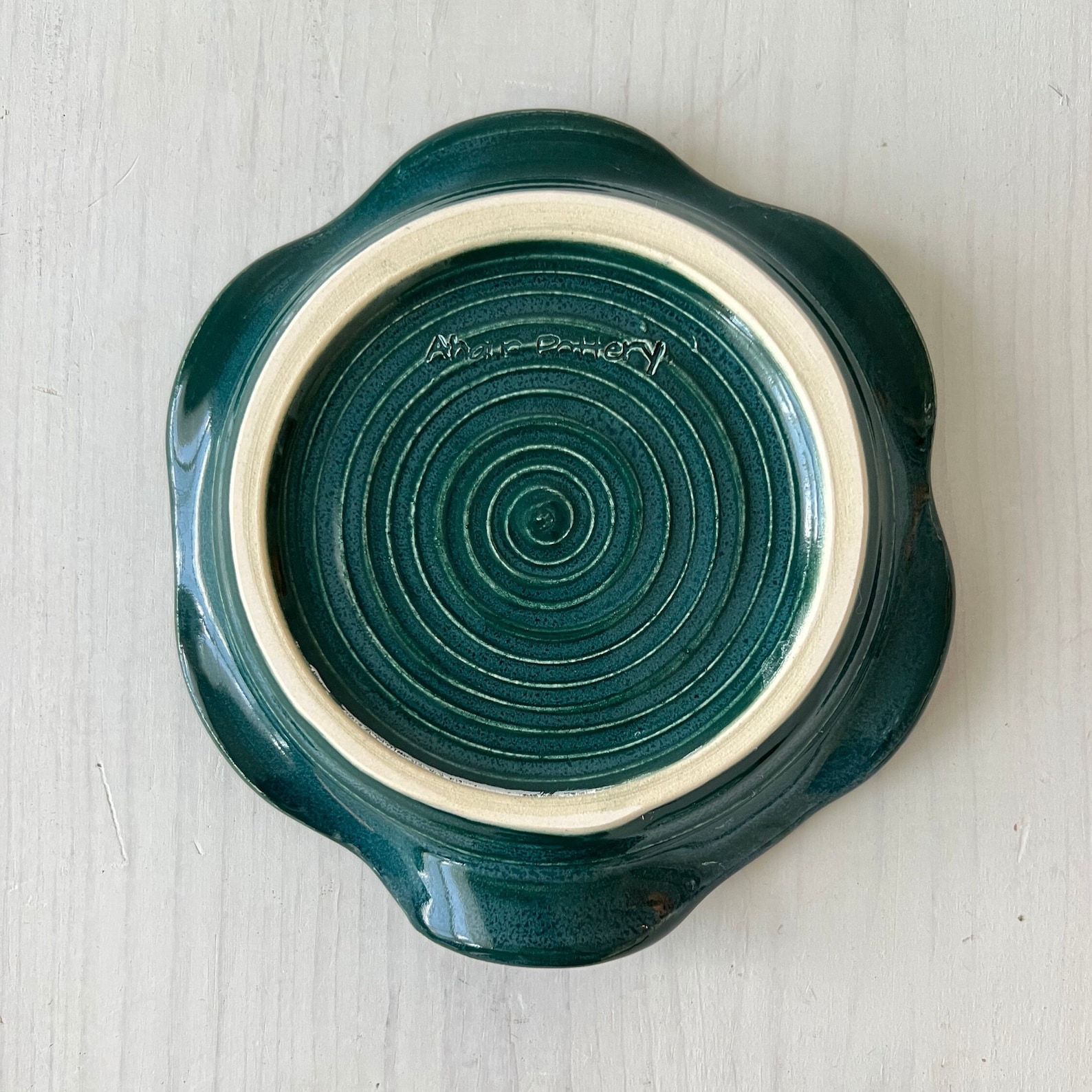 Emerald Green Spoon Rest, Handmade, Ceramic - Etsy