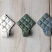 Green Square Quatrefoil Ceramic Hook - Etsy