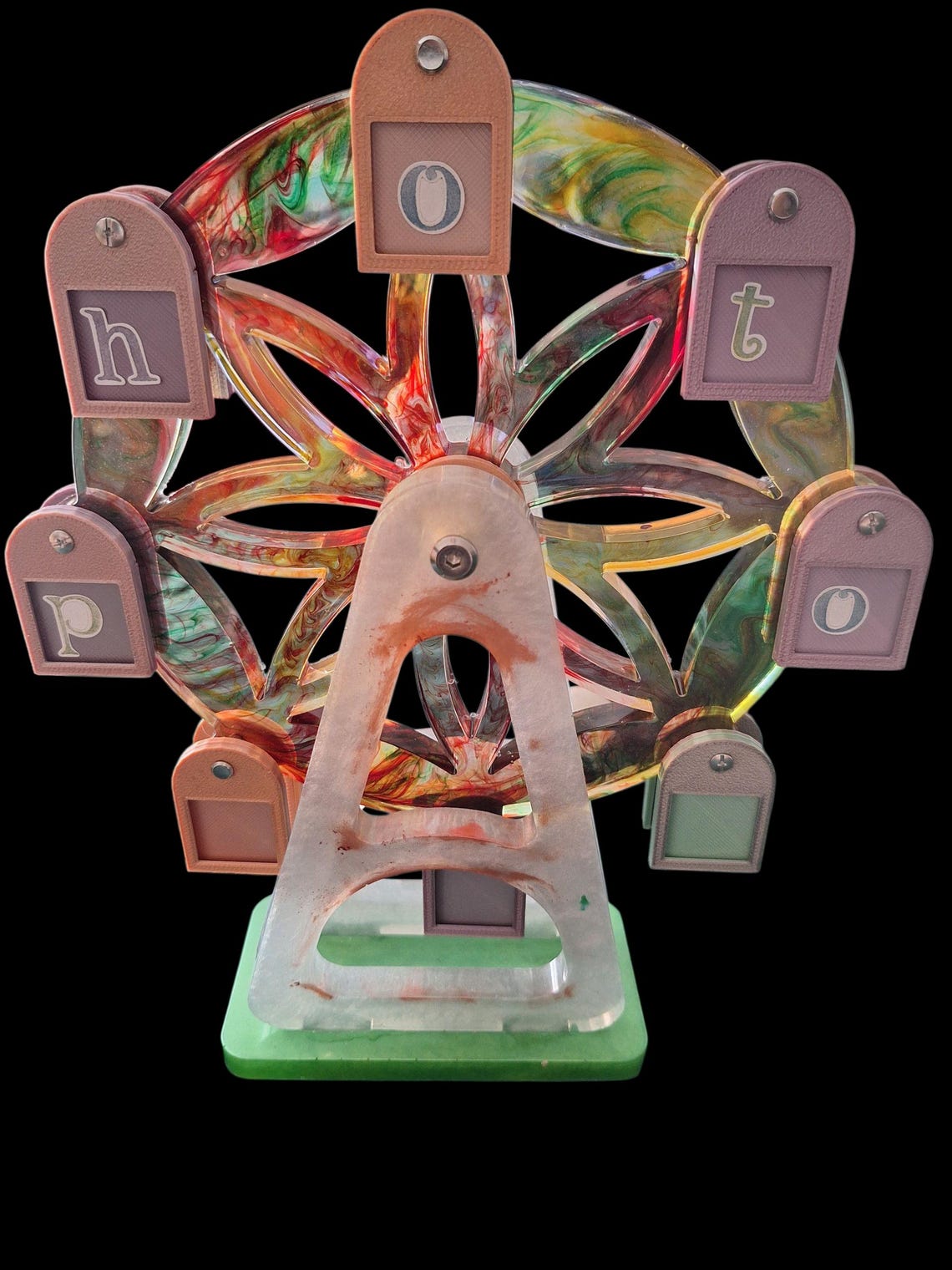 Resin Rotating Ferris Wheel Photo Frame Holder With Frames. - Etsy