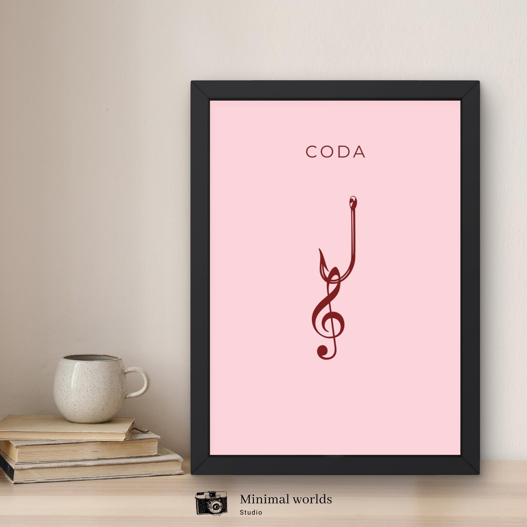 Minimalist Movie Poster | CODA | Digital Download Wall Decor, PDF File ...