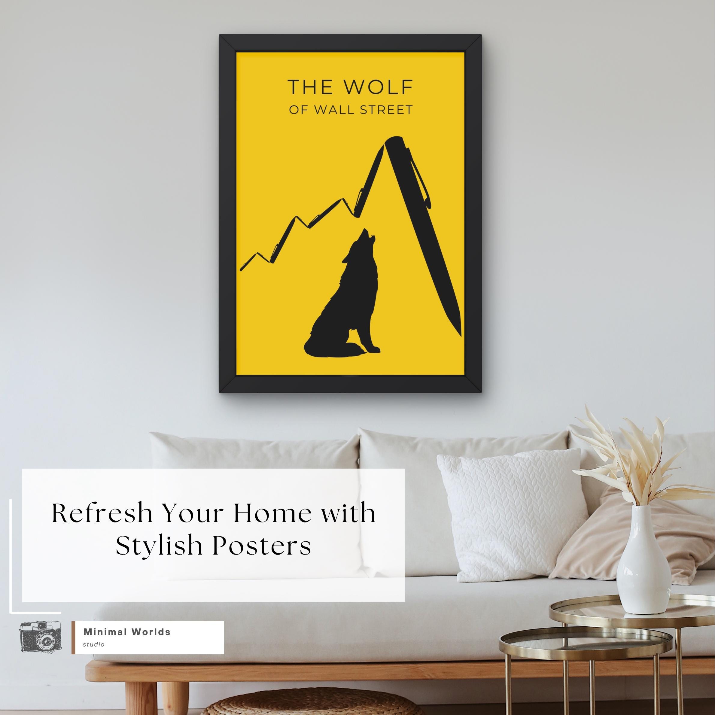 Minimalist Movie Poster | the Wolf of Wall Street | Digital Download ...