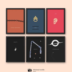 Minimalist Movie Posters | Set of 30 Film Art Prints (digital Download ...