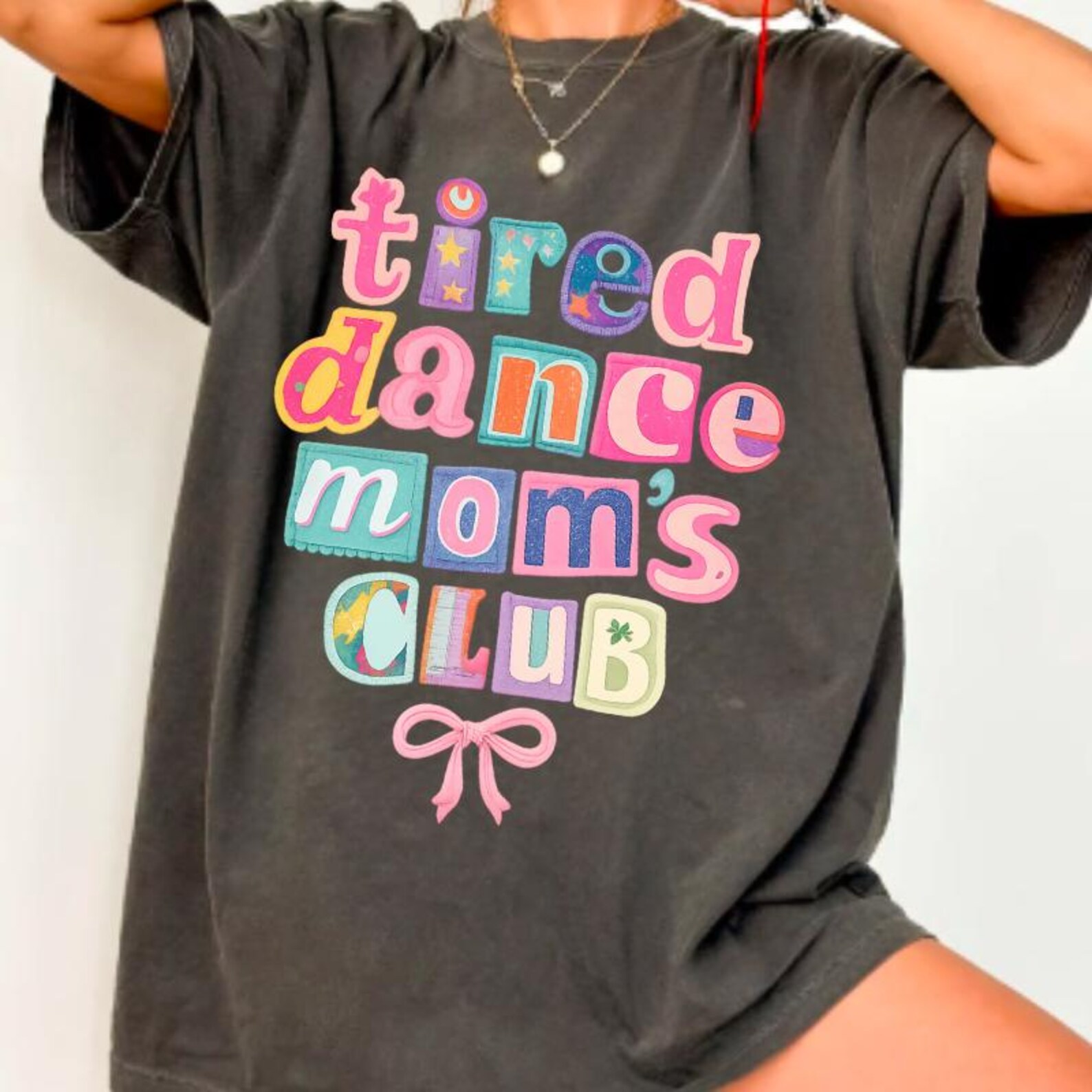 Tired Dance Moms Club PNG, Funny Dance Competition Download, Boho ...