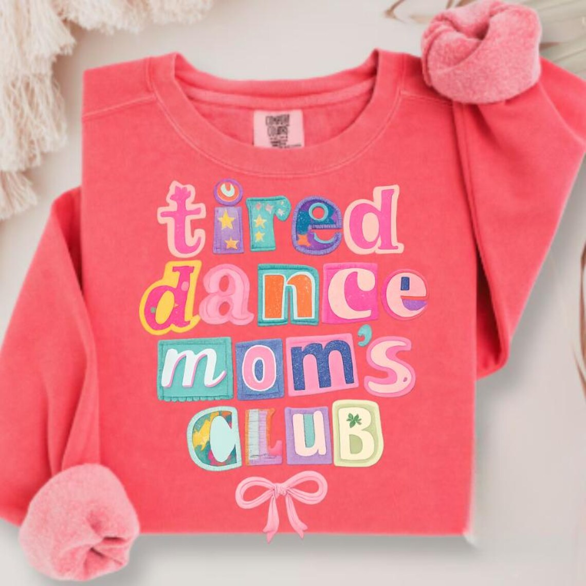 Tired Dance Moms Club PNG, Funny Dance Competition Download, Boho ...