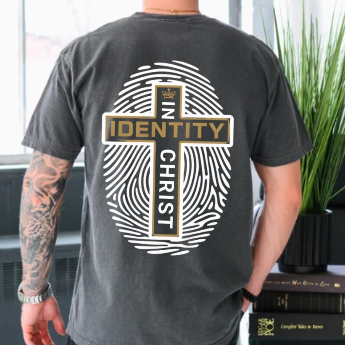 Identity in Christ PNG, Thumbprint Jesus Cross Png, Religious Art ...