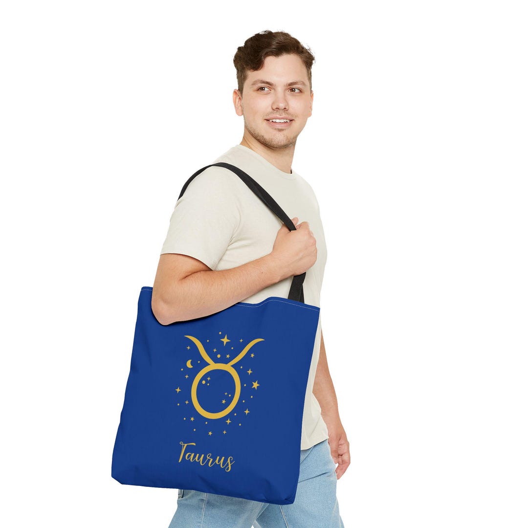 Celestial Taurus Tote Bag: Astrology Zodiac Shopper - Etsy