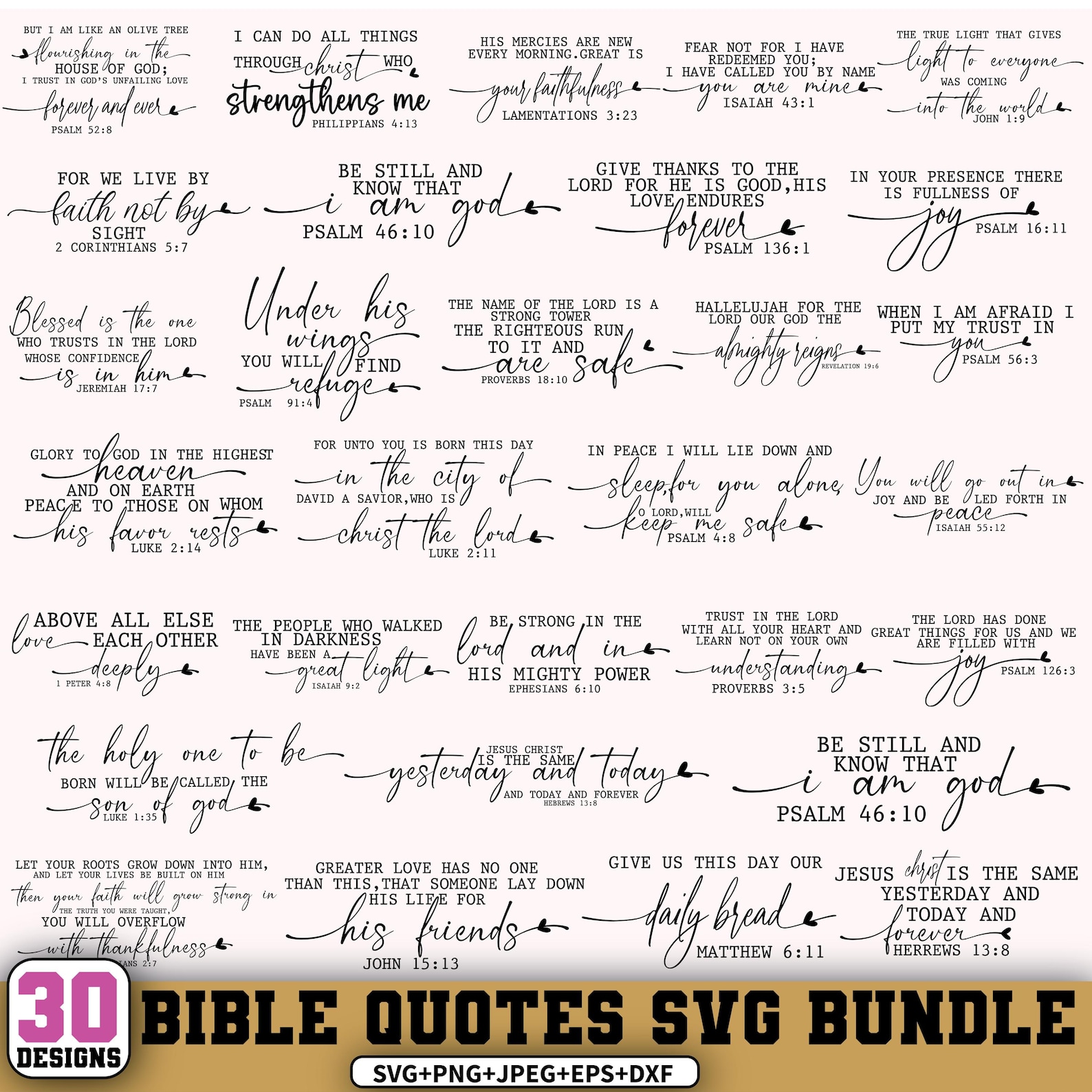 Bible Quotes Svg,scripture Svg,christian Svg,religious Svg,bible Verse ...