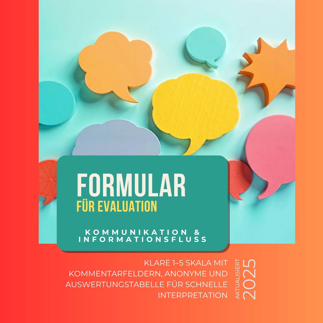 Evaluation Form – Communication & Information Flow | Anonymous Employee ...