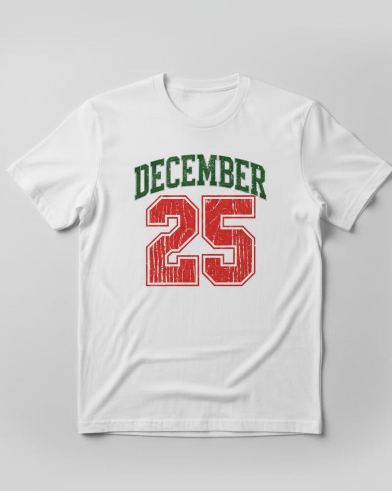 Vintage December 25 Christmas Design, Holiday PNG SVG (digital Download ...