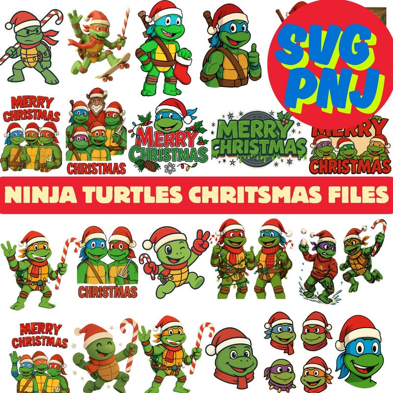 Tmnt Christmas Shirts - Etsy