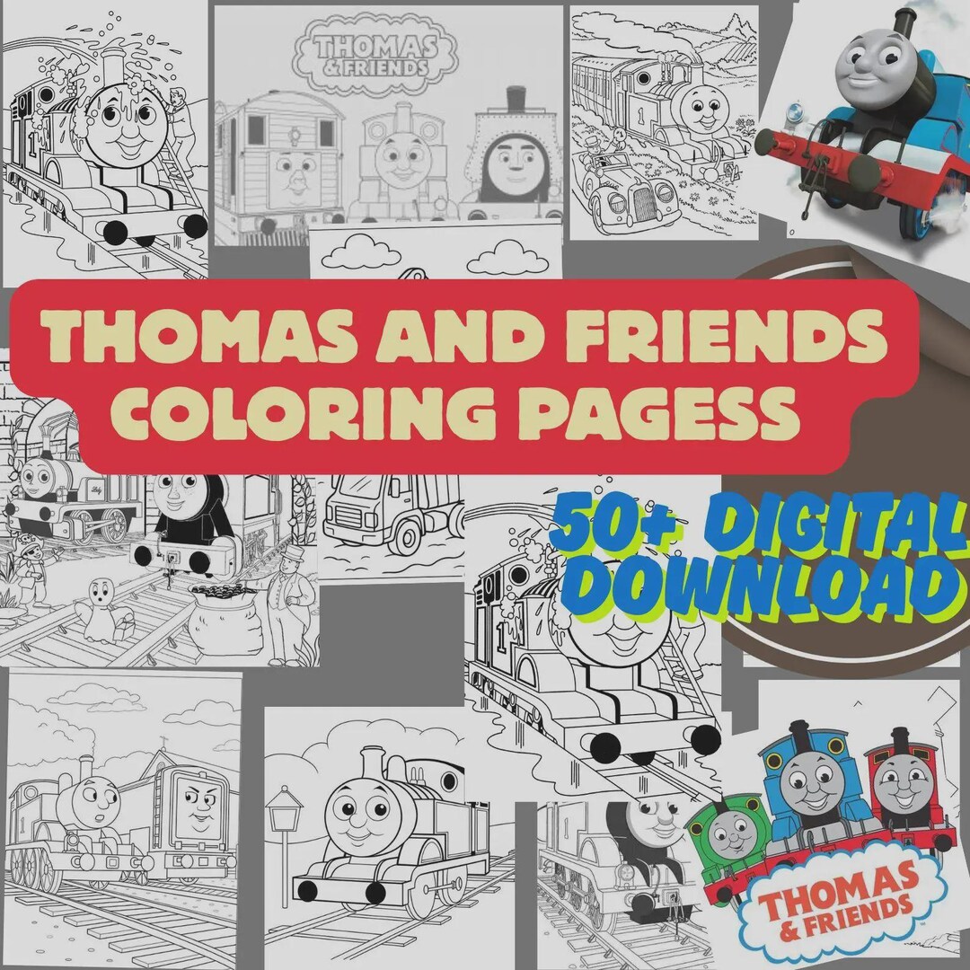 Thomas and Friends Activity Book: 50+ Pages of Puzzles and Coloring ...