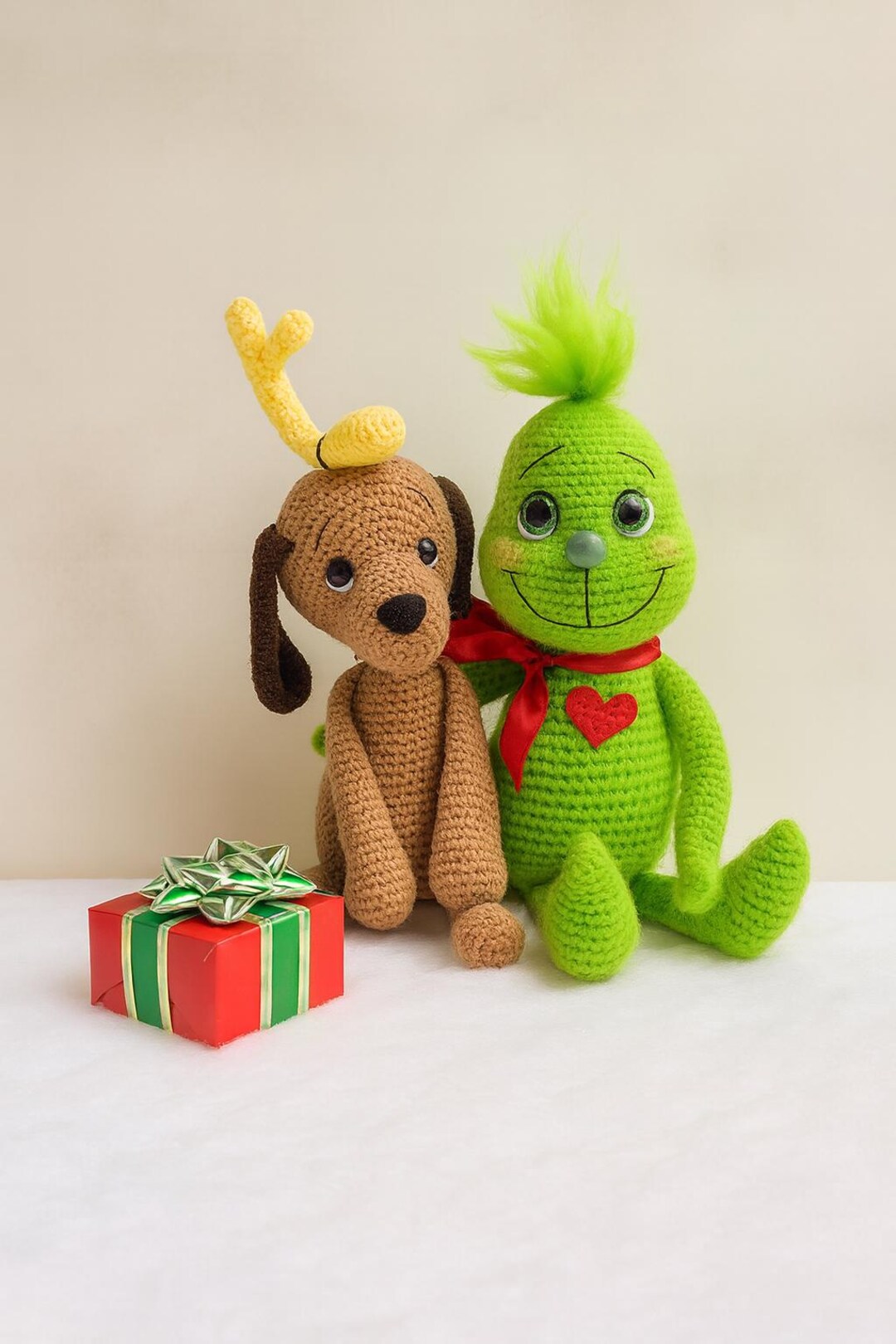Grinch and Max Crochet Pattern: Amigurumi Holiday Plush (digital ...